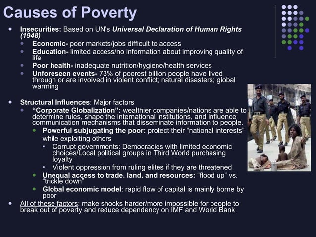 Global Poverty | PPT | Debated Sensitive Social Issues | Sensitive Topics