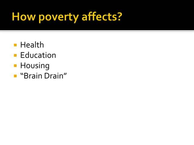 Poverty Slides | PPTX