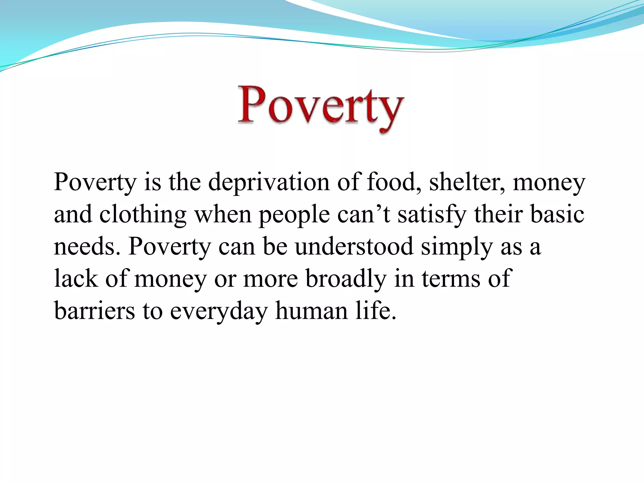 Poverty | PPTX
