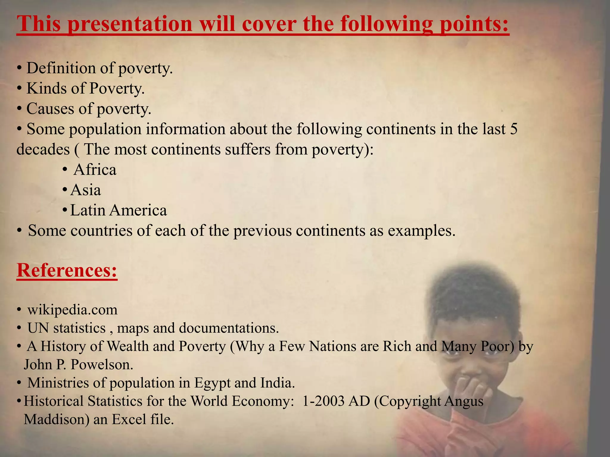 History of Poverty | PPTX