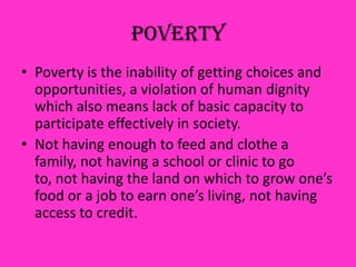 Poverty | PPTX | Debated Sensitive Social Issues | Sensitive Topics