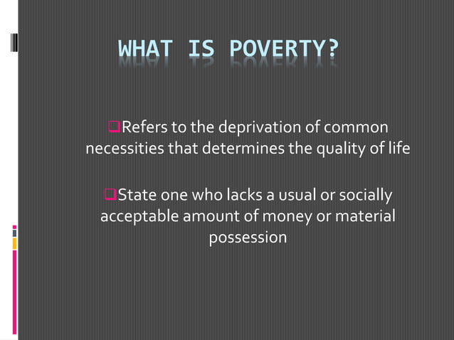 Poverty | PPTX