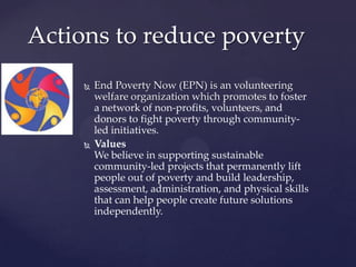 End Poverty Now | PPTX