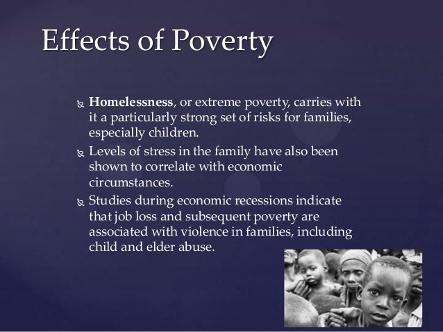 Consequences Of Poverty