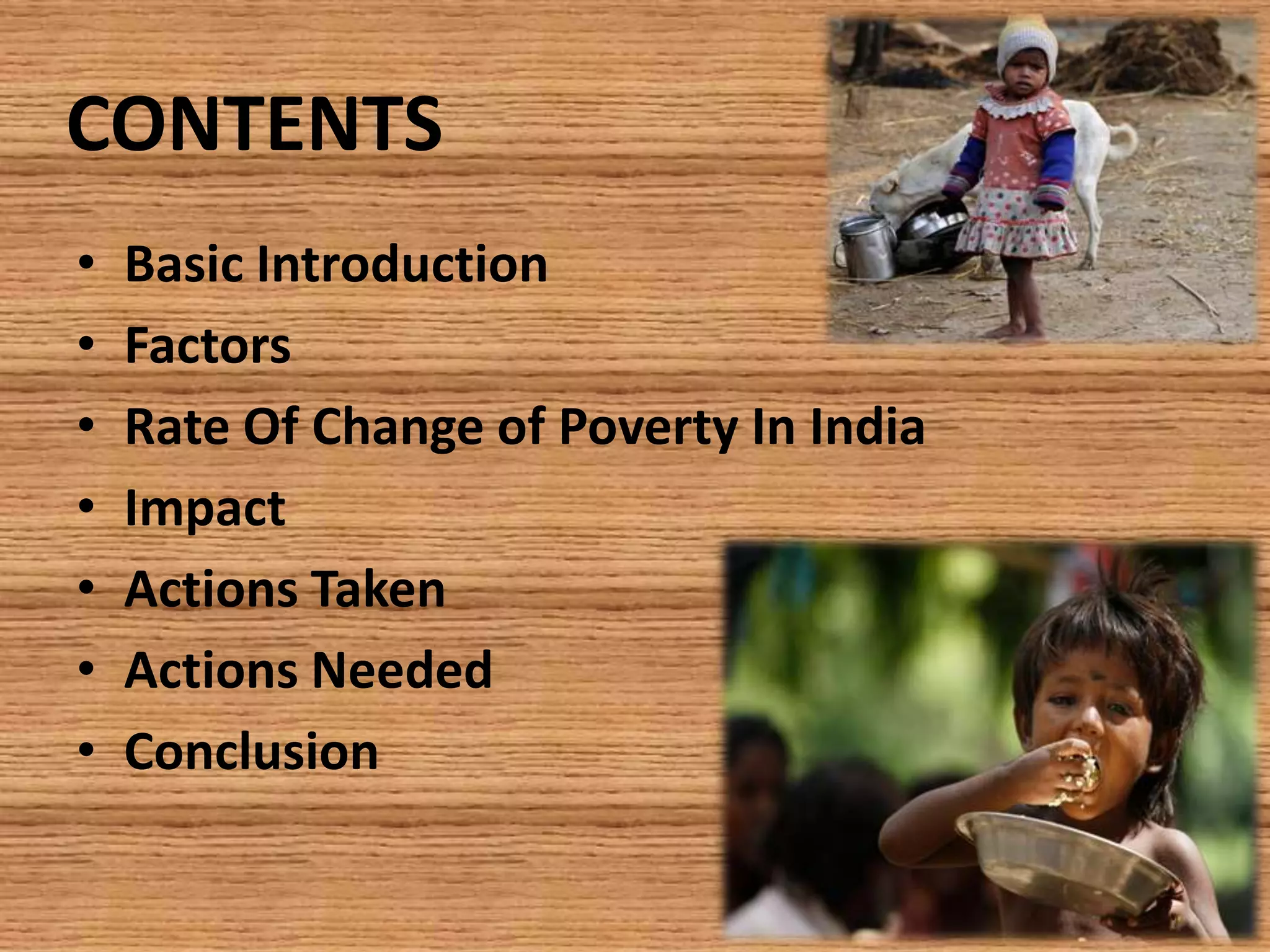 Poverty In India | PPTX