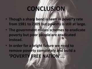 Poverty In India | PPTX