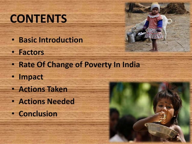 Poverty In India Ppt