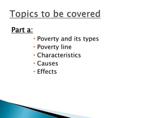 Poverty (How to reduce it) | PPTX