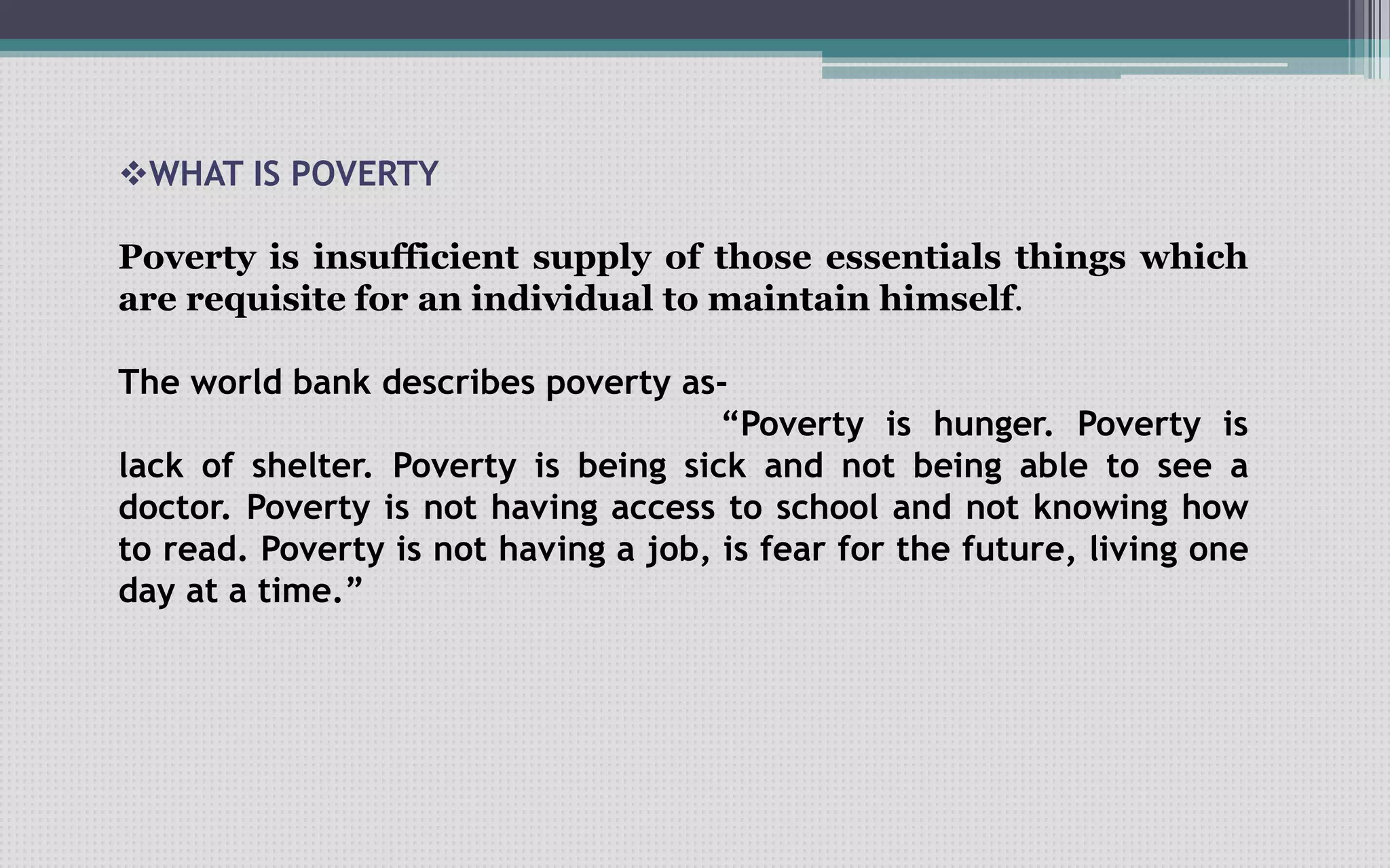 Poverty | PPTX