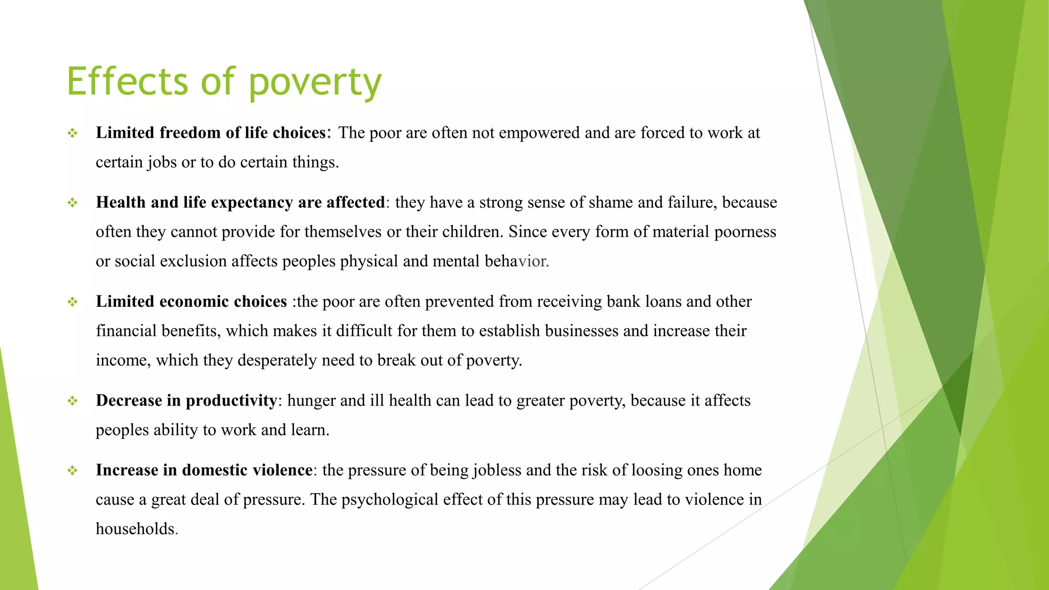 Economics Poverty Lesson | PPTX