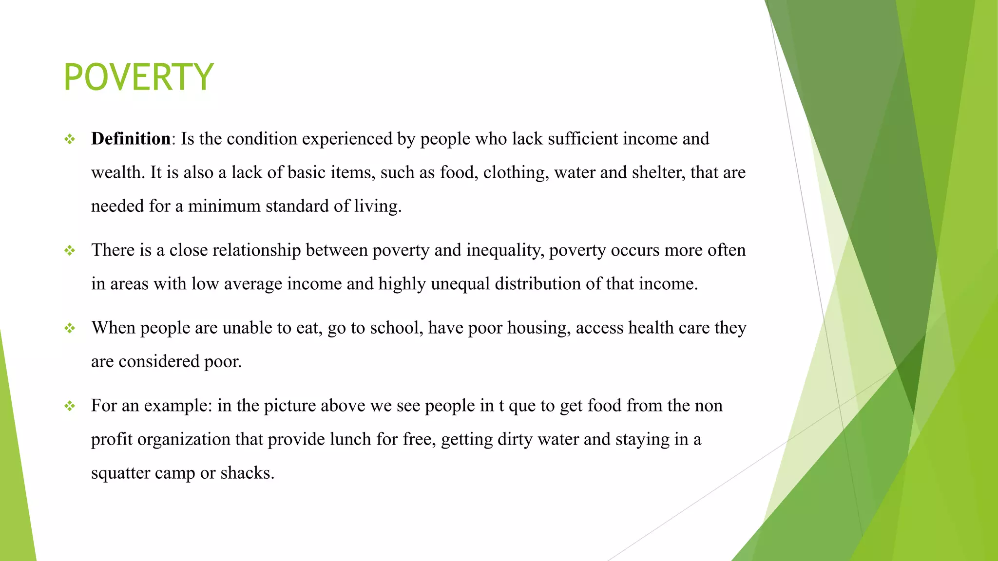 Economics Poverty Lesson | PPTX