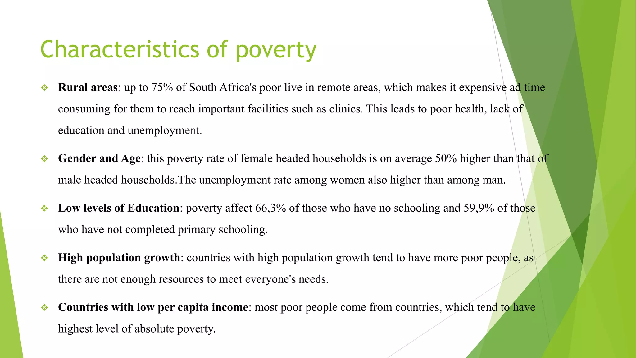 Economics Poverty Lesson | PPTX
