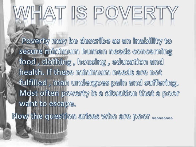 POVERTY : A THREAT TO SOCIETY | PPTX | Debated Sensitive Social Issues ...