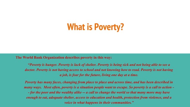 Ending Poverty | PPT