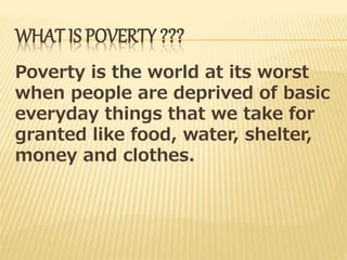 Poverty | PPTX