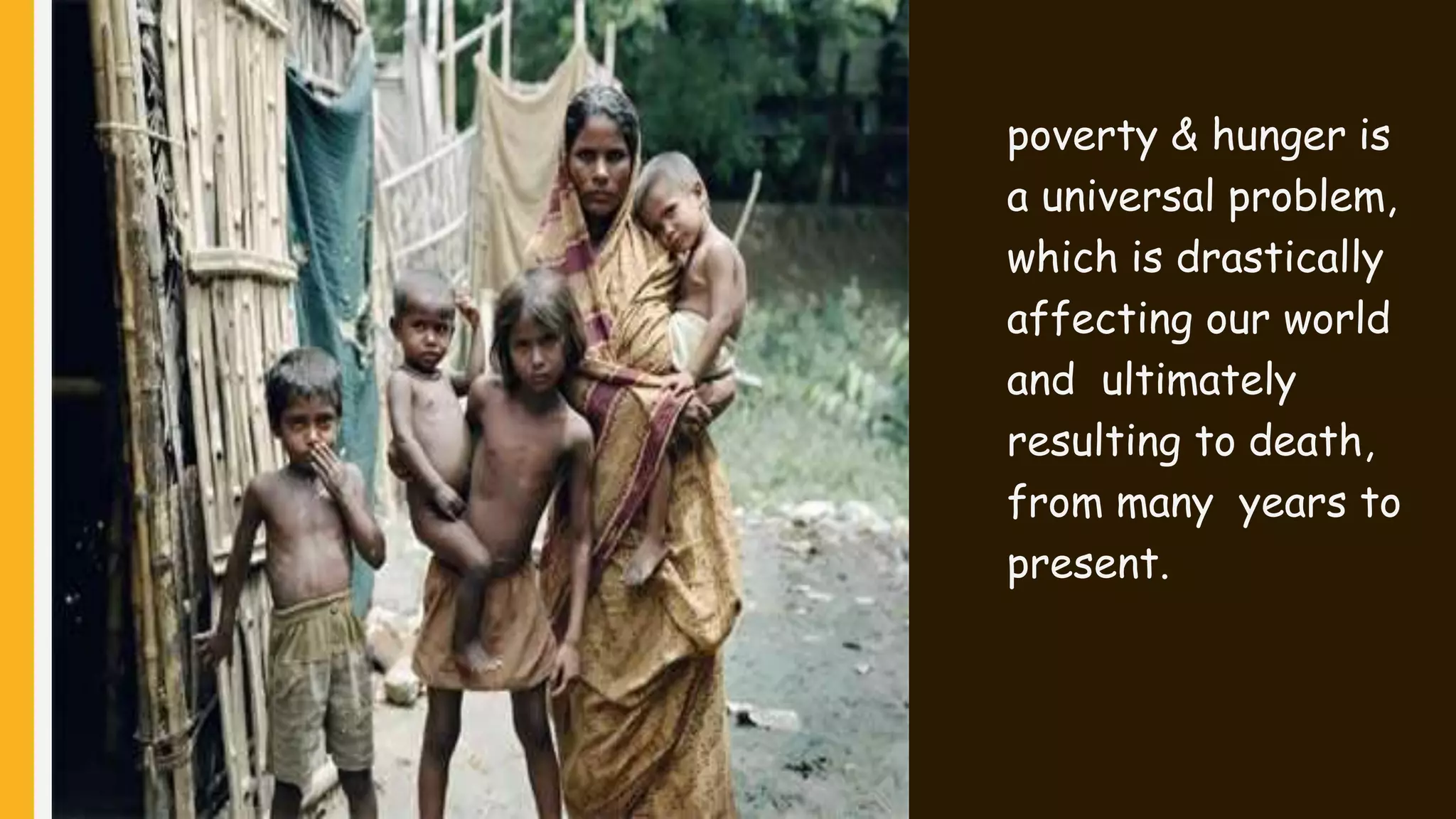 Poverty and hunger | PPTX