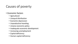 Causes Of Poverty
