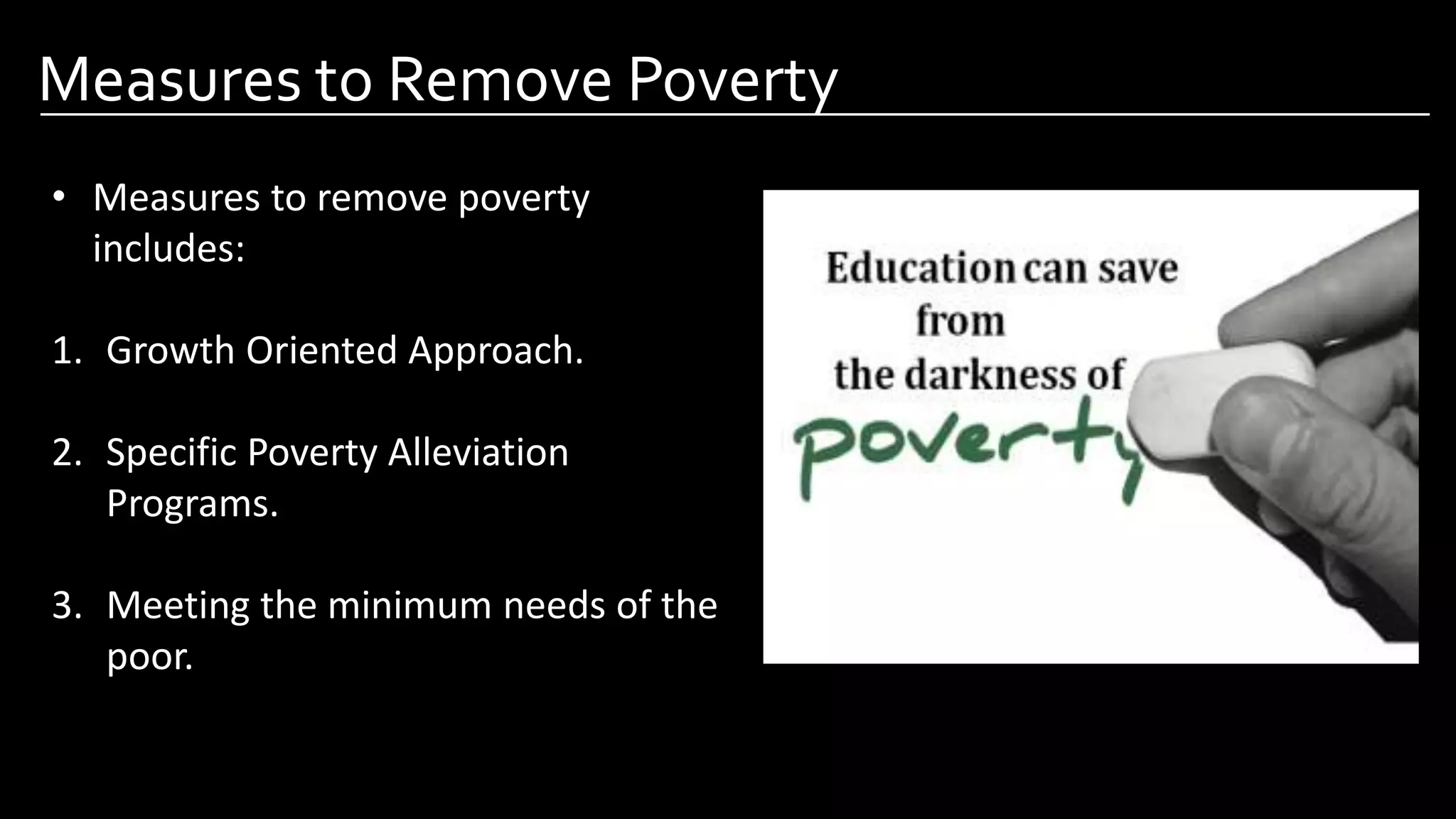 Poverty : The greatest challenge faced by the Indian Economy, Class XII ...