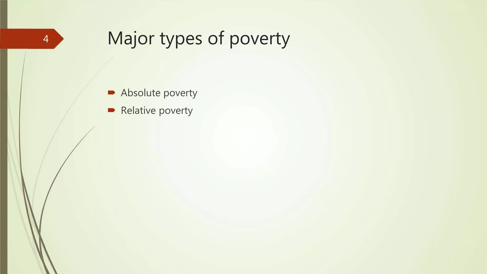 Poverty and its types | PPTX