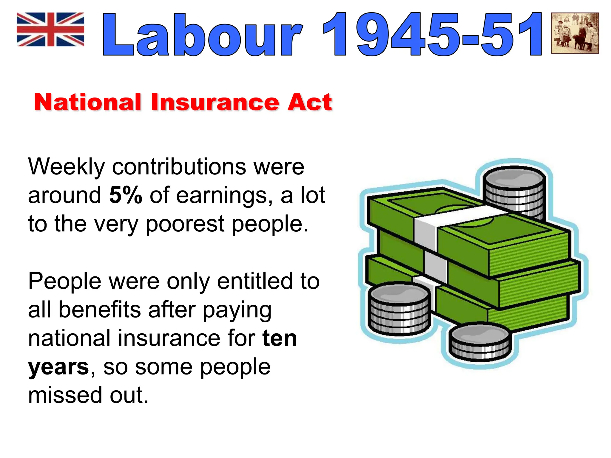Labour social reforms 1945-51 - Poverty | PPT