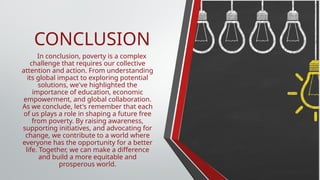 POVERTY powerpoint presentation .pptx slides | PPTX | Debated Sensitive ...
