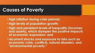 POVERTY Statistics, Causes of Poverty.pptx