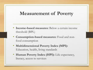 Poverty. concept, criteria, implicationpptx | PPTX