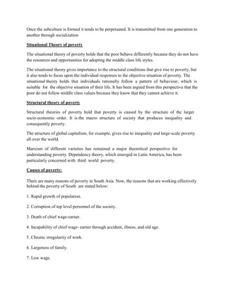 Poverty | PDF