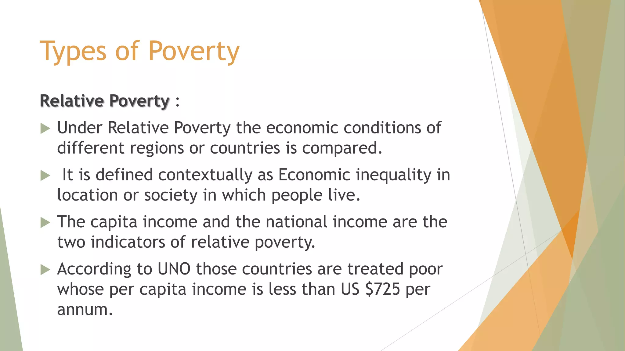 Causes of Poverty ppt | PPTX