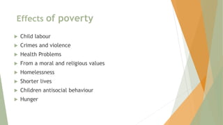 Effects Of Poverty