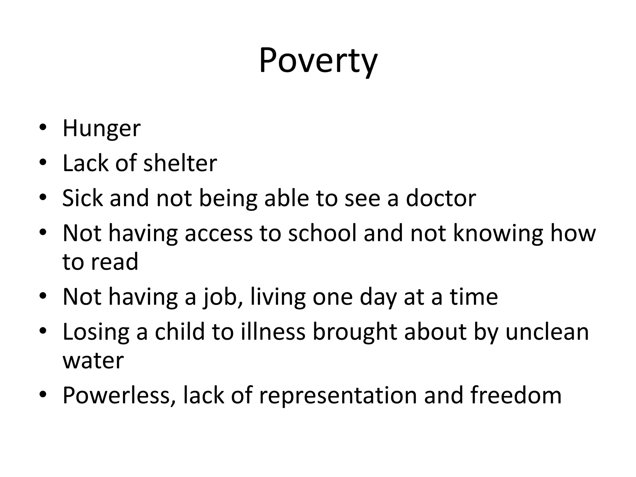 Poverty issues&ideas | PPT