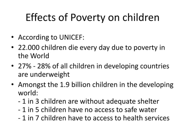 Poverty issues&ideas | PPT
