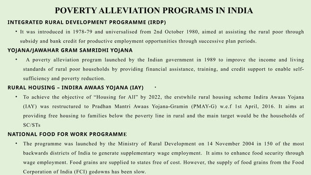 POVERTY - Types, MPI, Estimates & Intitivates.pptx
