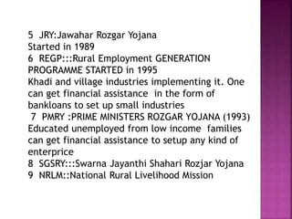 Poverty alleviation programmes | PPT