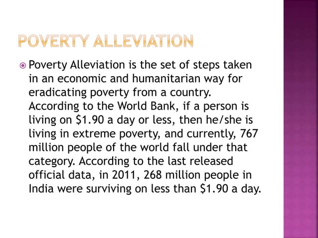 poverty alleviation schemes in India | PPTX