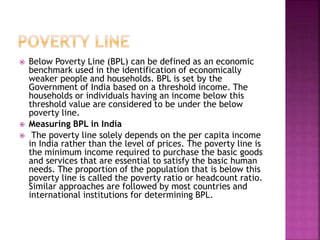 poverty alleviation schemes in India | PPTX