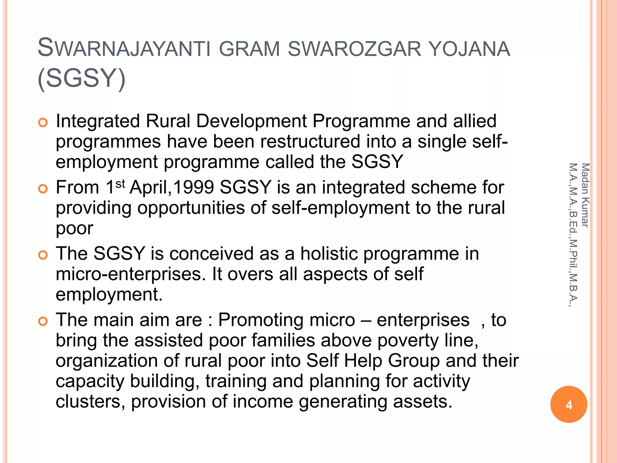 Poverty allivation programme by government | PPTX