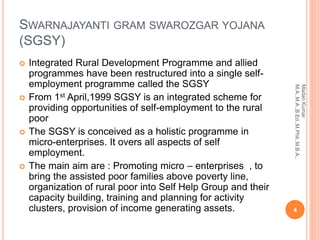 Poverty allivation programme by government | PPTX