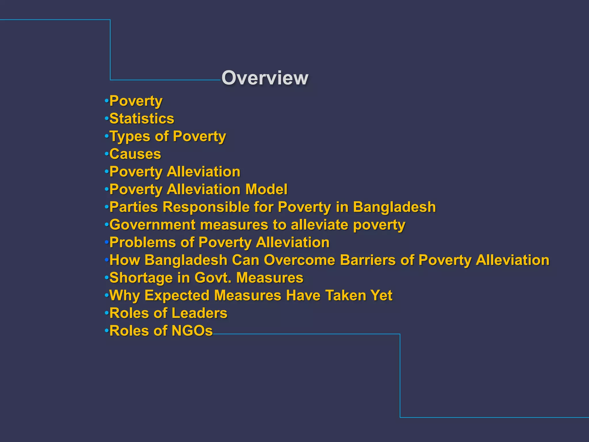Alleviation of Poverty | PPTX