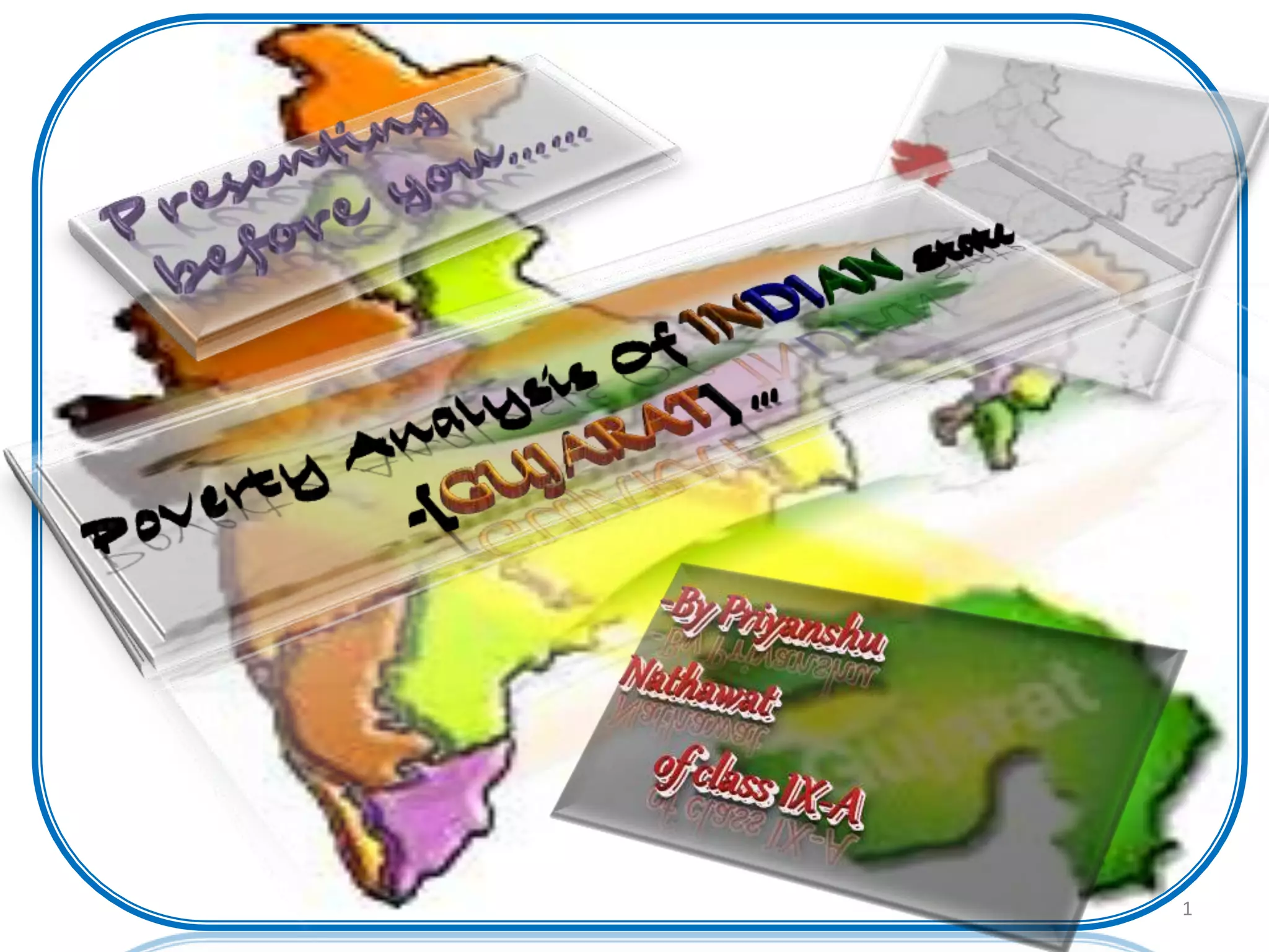 poverty analysis of gujarat | PPTX