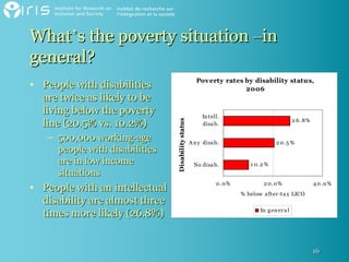 Poverty and Disability | PPT | Government Support and Welfare ...