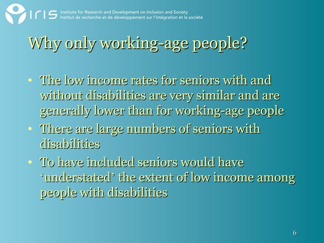 Poverty and Disability | PPT | Government Support and Welfare ...