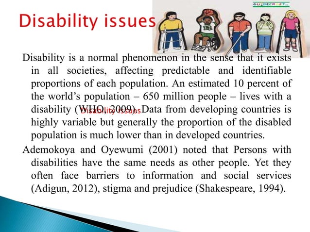 Poverty and disability | PPT