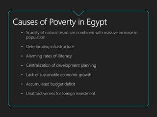 Poverty and Economic Inequality in Egypt | PPTX