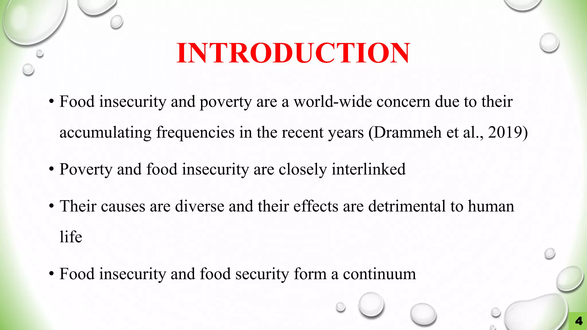 Poverty and food insecurity | PPT