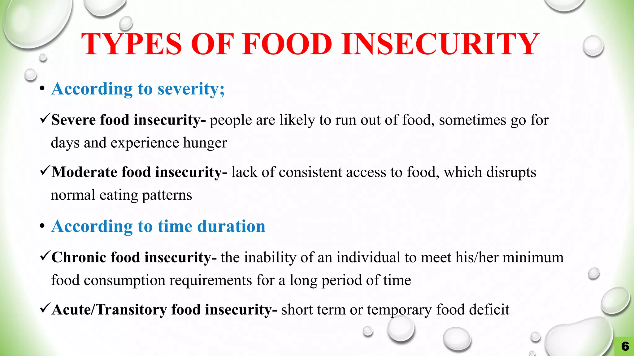 Poverty and food insecurity | PPT