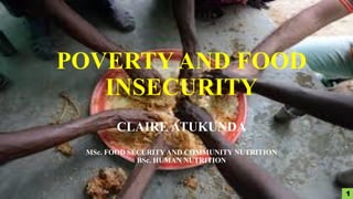Poverty and food insecurity | PPT