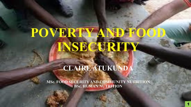 Poverty and food insecurity | PPT