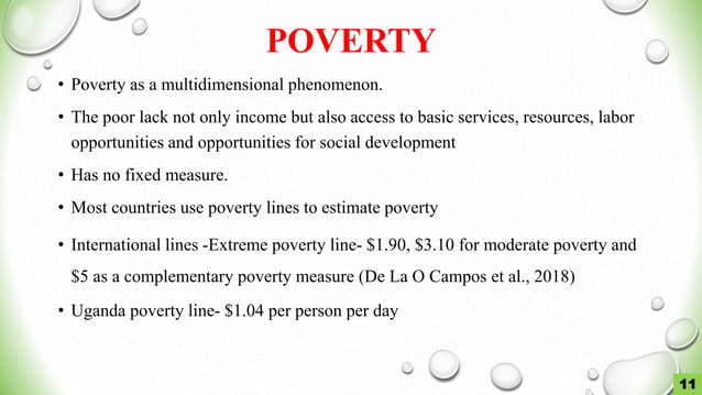 Poverty and food insecurity | PPT