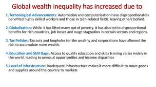 Poverty and inequality.pptx for year 13 Economics A level | PPTX